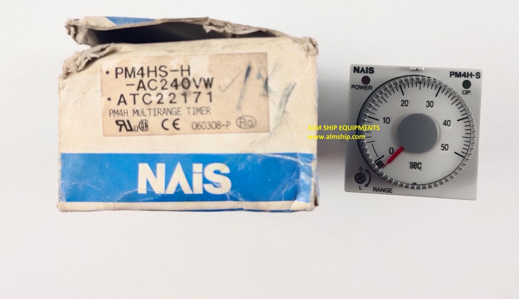 NAIS PM4H MULTIRANGE TIMER | ALM SHIP EQUIPMENTS